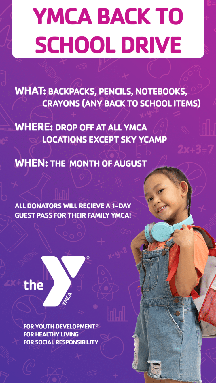 Back To School Drive - All YMCA Locations | Valley Of The Sun YMCA